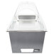Sterno Products Full Size Silver Vein Stackable Chafer with Clear Dome ...