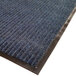 Cactus Mat 1485M-U31 3' x 10' Blue Needle Rib Carpet Mat - 3/8" Thick