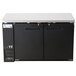 Avantco UBB-2-HC 59" Black Counter Height Solid Door Back Bar ...