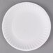 Choice 6" White Uncoated Paper Plate - 100/Pack