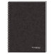 Cambridge 06096 8" x 5" Black Linen Side Bound Guided Business Notebook ...
