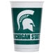 Creative Converting 374716 20 oz. Michigan State University Plastic Cup ...