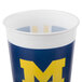 Creative Converting 331401 20 oz. University of Michigan Plastic Cup ...