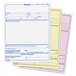 Adams NC3819 3-Part Carbonless Contractor Proposal Form - 50/Pack