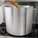 Choice 80 Qt. Standard Weight Aluminum Stock Pot