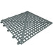 Dri-Dek 2554-ET Gray 12x12 Interlocking Vinyl Drain Tile Corner Piece