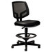 HON Volt Black Mesh / Leather Task Stool with Footring