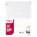 Mead 15200 8" x 10 1/2" White Pack of Wide Rule Filler Sheet Paper ...