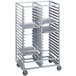 Channel 466A 60 Tray Bottom Load Double Aluminum Cafeteria Tray Rack ...
