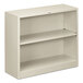 HON S30ABCQ Light Gray 2 Shelf Metal Bookcase - 34 1/2" x 12 5/8" x 29"