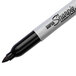 Sharpie 33001 Super Black Fine Point Permanent Marker - 12/Pack