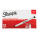 Sharpie 37001 Black Ultra-Fine Point Permanent Marker - 12/Pack