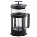 Acopa 27 oz. Glass / Black French Coffee Press