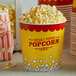 Carnival King 130 oz. Popcorn Bucket - 150/Case