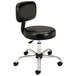 HON MTS11EA11 Black Medical Exam Stool with Back