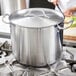 24 Qt. Stock Pot: Stainless Steel, Heavy Duty, with Lid
