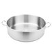 Vigor 30 Qt. Stainless Steel Aluminum-Clad Heavy Weight Brazier with Cover