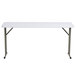 Lancaster Table & Seating 18" x 60" Granite White Heavy-Duty Blow ...