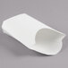 Choice 7.5 oz. Large White Paper Scoop / Tray - 50/Pack
