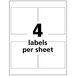 Avery 60504 UltraDuty 4" x 4" GHS Chemical Labels for Laser Printers ...