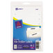 Avery 5230 2/3" x 3 7/16" Removable White File Folder Labels - 252/Pack