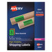 Avery 5964 2" x 4" Assorted Neon Shipping Labels - 1000/Box