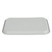 Choice 10" x 14" Gray Plastic Fast Food Tray - 12/Pack