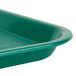 Choice 10" x 14" Teal Plastic Fast Food Tray