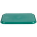 Choice 12" x 16" Teal Plastic Fast Food Tray - 24/Case