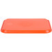Choice 12" x 16" Orange Plastic Fast Food Tray - 12/Pack