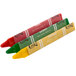 Choice 3 Pack Triangular Kids' Restaurant Crayons in Print Box - 100/Pack