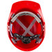 Duo Safety Red Cap Style Hard Hat with 4-Point Ratchet Suspension