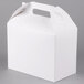 8 7/8" x 5" x 6 3/4" White Barn Take Out Dinner / Chicken Box with ...