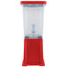 Choice 3 Gallon Red Slim Beverage Dispenser