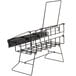 Choice 19" x 11 1/2" x 12 1/4" Black Wire 3 Compartment Airpot Rack ...