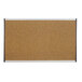 Quartet ARCB3018 18" x 30" Cork Board with Silver ARC Aluminum Frame