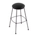 Holland Bar Stool 303025BWBlkVinyl Black Wrinkle Steel Counter Height ...