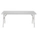 Regency 30" x 72" 18-Gauge Stainless Steel Open Base Folding Work Table