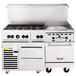 Vulcan 60RS-24G6BN Endurance Natural Gas 6 Burner 60" Range with 24 ...
