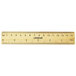 Universal UNV59024 6" Wooden Flat Ruler - 2/Pack