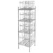Regency 24" x 24" Chrome Wire Shelf Kit with 8 Can Racks and 74" Posts