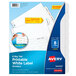 Avery 14433 Big Tab 8-Tab White Paper Easy Peel Label Divider Set - 4/Pack