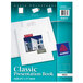 Avery 47671 11" x 8 1/2" White Polypropylene Classic Presentation Book ...