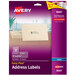 Avery 08660 Easy Peel 1" x 2 5/8" Clear Matte Address Labels - 750/Pack