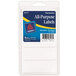 Avery 06113 1" x 2 3/4" White Rectangle All-Purpose Write-On Labels ...