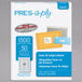Avery 30632 PRES-a-ply 2/3" x 3 7/16" Matte White Permanent Printable ...