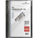 Durable 220401 DuraClip Vinyl Clear / Black Letter Sized 30 Page Report ...