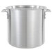 Choice 20 Qt. Standard Weight Aluminum Stock Pot with Cover