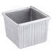 Bon Chef 9501P 232 oz. Pewter Glo Cast Aluminum Straight Sided Square Bowl