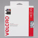 Velcro® 91824 3/4" White Sticky-Back Hook and Loop Dot Fasteners - 200/Box